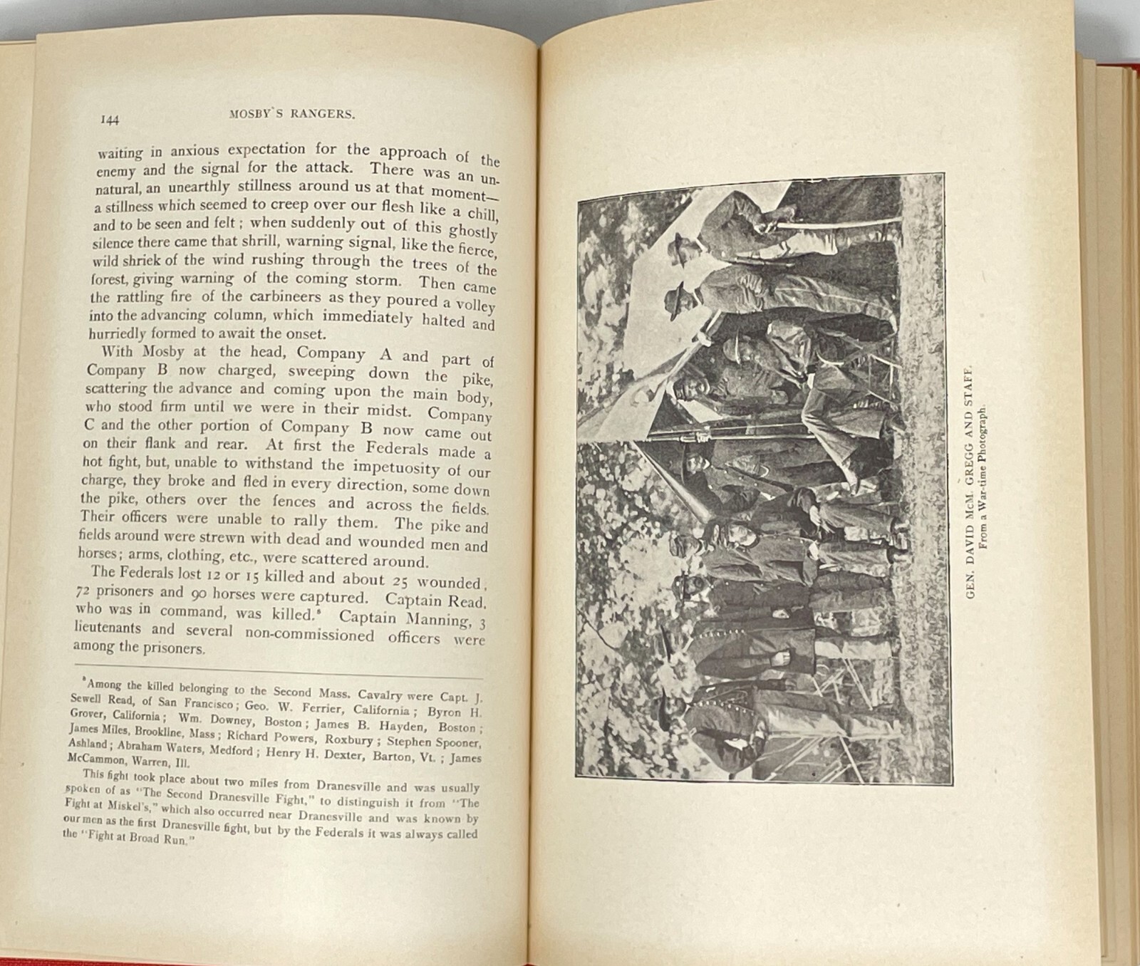 Civil War Antique Book Mosby's Rangers 43rd Virginia Cavalry Bat ...