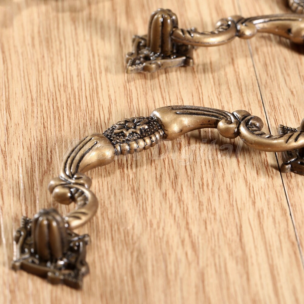 2/10pcs Classic Retro Pull Handle For Furniture Dresser Drawer Cabinet ...