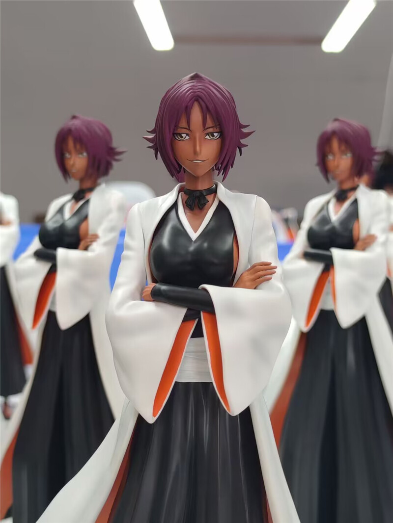 BLEACH Shihouin Yoruichi Resin CHOCOBO Studio Statue Model 30cm 1/6 | eBay