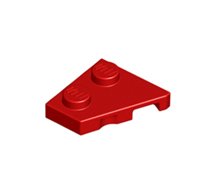 Lego - Red 2x2 - Wedge Left | eBay