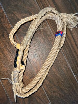 Mutton Tan Poly 5/5 Straight Lace EPT Youth Rope - Mutton riding rodeo ...