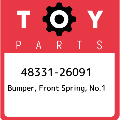 48331-26091 Toyota Bumper, front spring, no.1 4833126091, New Genuine ...