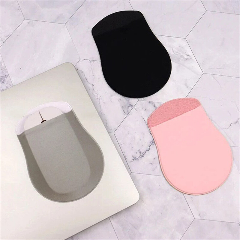 Mouse Storage Bag For Laptop Pad Elastic Back Adhesive Wireless Mouse ...