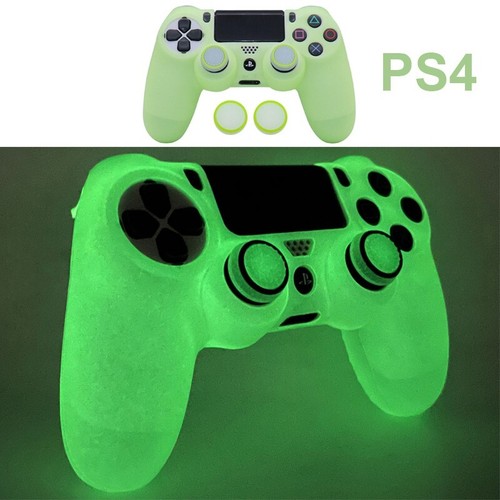 Sony Playstation 4 PS4 Luminous Glow in Dark Soft Silicone Cover Case ...