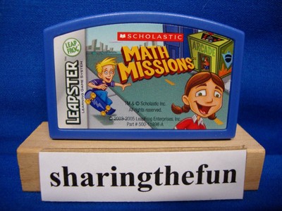 Leapster SCHOLASTIC MATH MISSIONS Game Cartridge Leap Frog | eBay