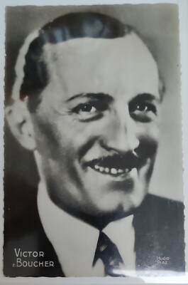 CP PHOTO Artiste Comédien Victor BOUCHER Studio PIAZ Paris Editions O.L ...