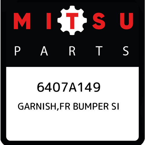 6407A149 Mitsubishi Garnish,fr bumper si 6407A149, New Genuine OEM Part ...