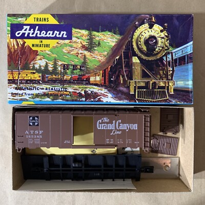 Athearn Trains In Miniature 5014 40 Ft Box ATSF Grand Canyon | eBay