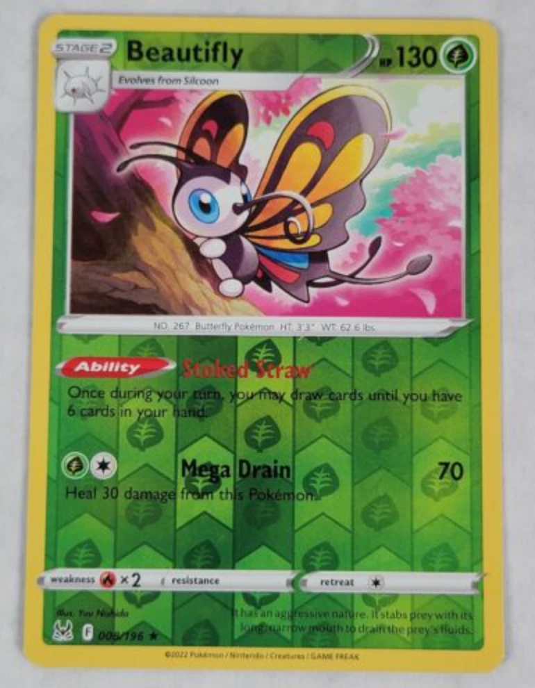 Beautifly Pokemon Card