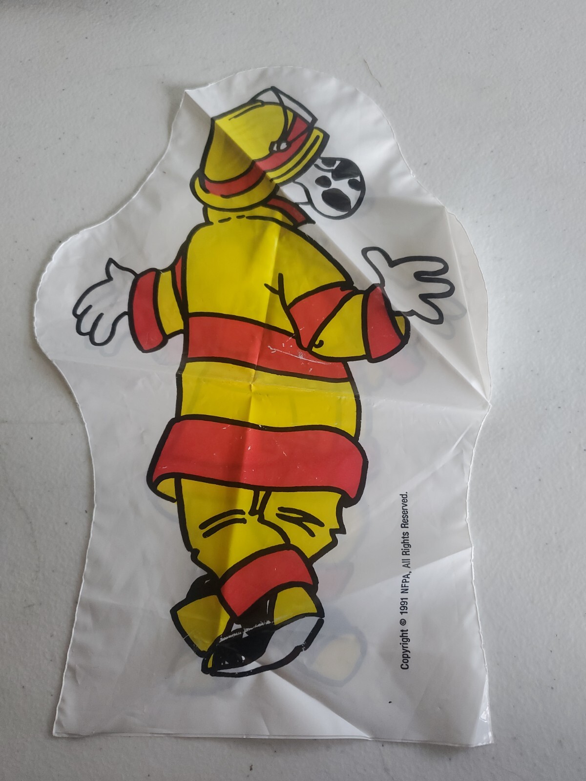 1991 Sparky Fire Dog Fireman Plastic Hand Puppet | eBay UK