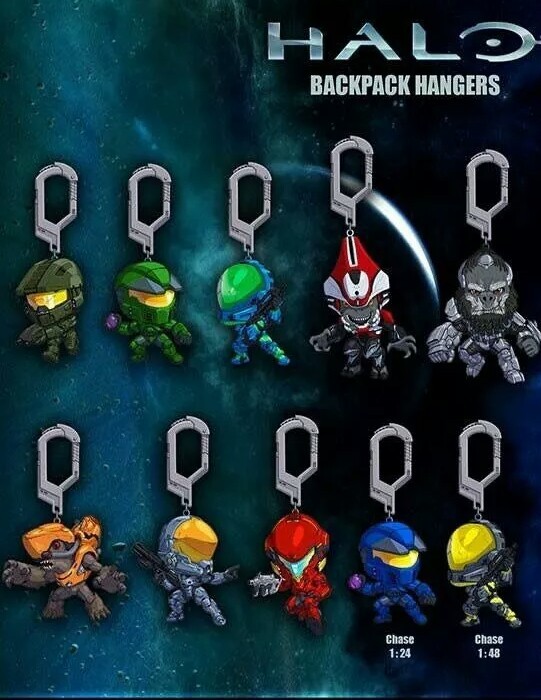 Halo 5 Guardians Xbox Microsoft Req Pack Backpack Hangers Clip Blind ...