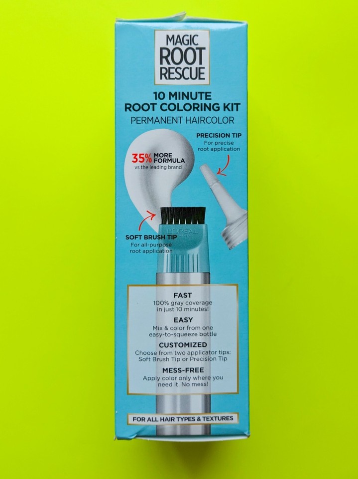 L'Oreal Paris Magic Root Rescue Hair Dye (4 - Matches Dark Brown Shades ...