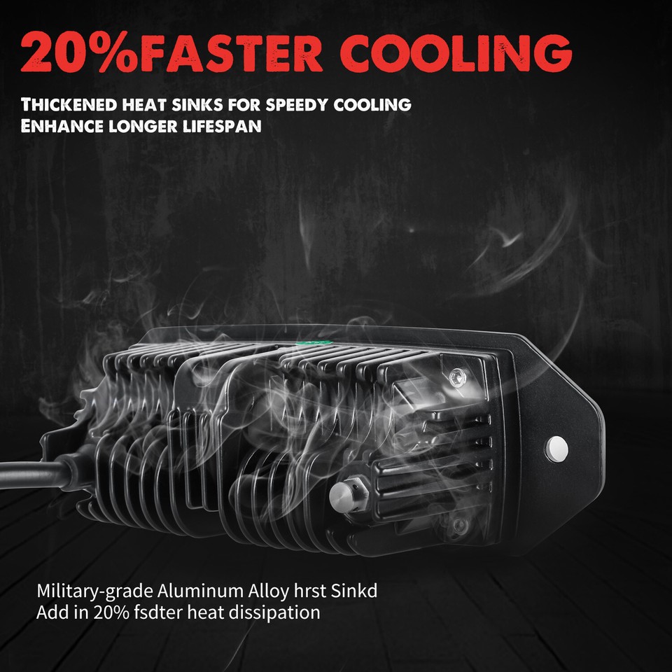 2pcs 40w LED Work Light Bars Driving Fog Light Pods For Car Trailer ...