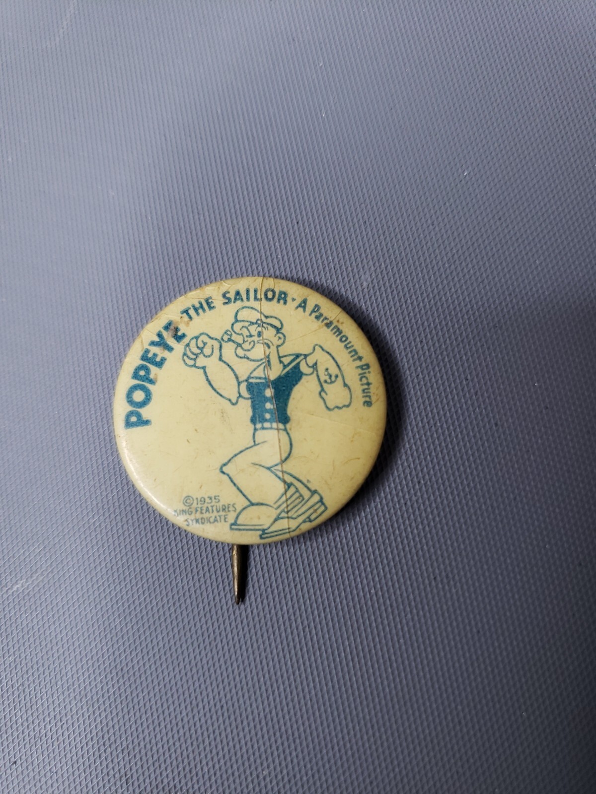 RARE 1935 Popeye The Sailor Man A Paramount Picture Pinback | eBay