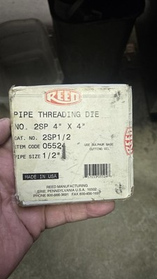 REED 1/2" NPT 4" X 4" Block Die #05524 | eBay