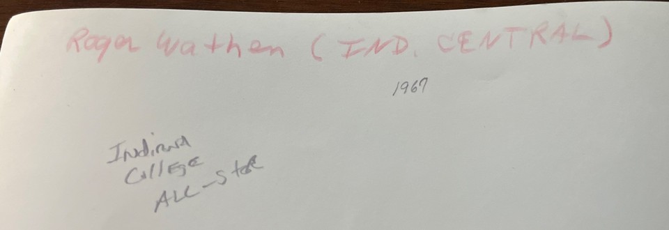 1967 Photo Of Roger Wathen University Of Indianapolis Central ...