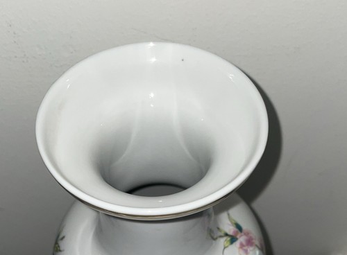 Kuei-Fei Ping 12” Vase: Starling Amidst Plum Blossoms by Chi-Kuo Chen ...