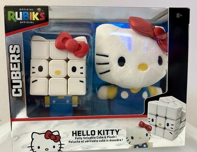 Official Hello Kitty RUBIKS CUBE to Solve And Plush Hello Kitty. NIB ...