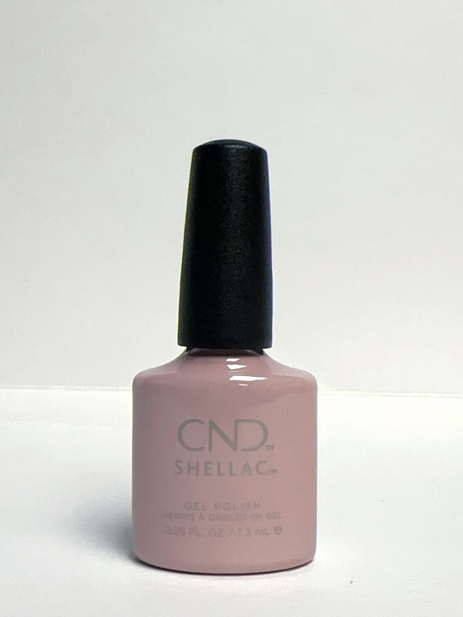 Shellac Romantique Vs. Negligee CND Shellac Nail Polish Negligee