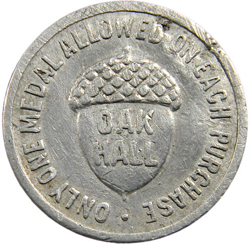 Canada 1899 Oak Hall Token (02420) | eBay