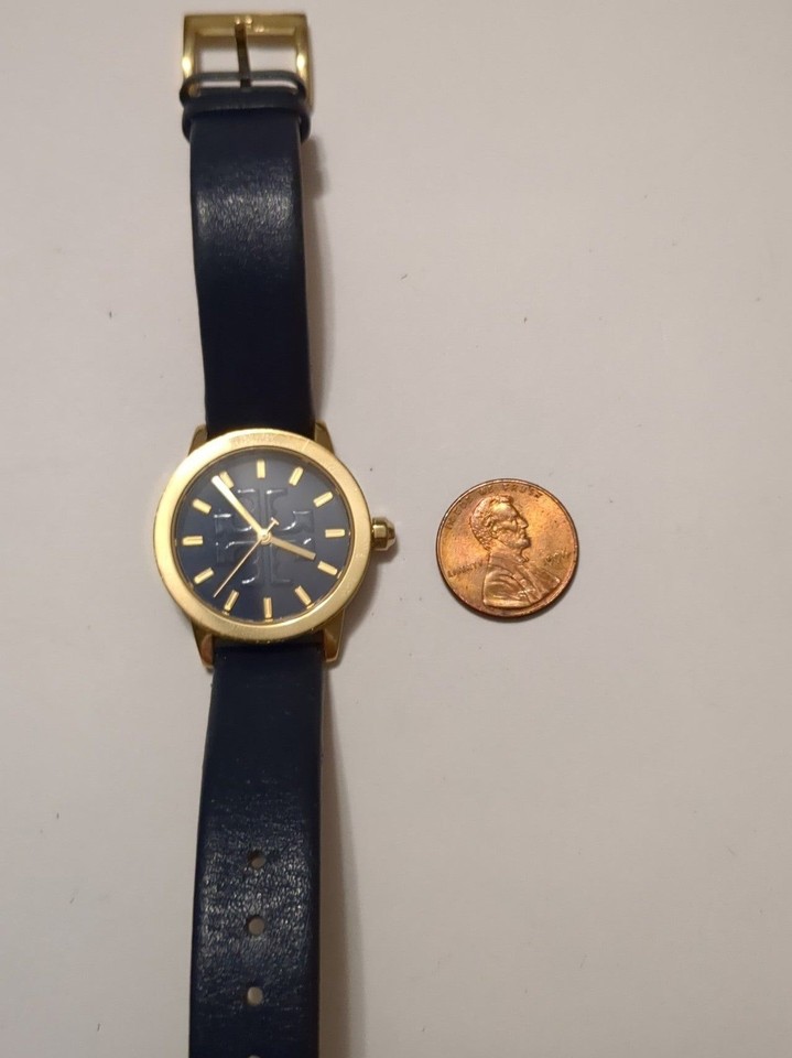 Tory Burch TBW2001 Gigi Blue and Gold watch | eBay