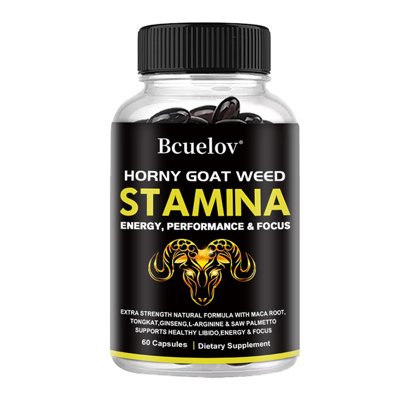 Horney Goat Weed for Men & Women-with Maca,Saw Palmetto,Panax Ginseng,L ...