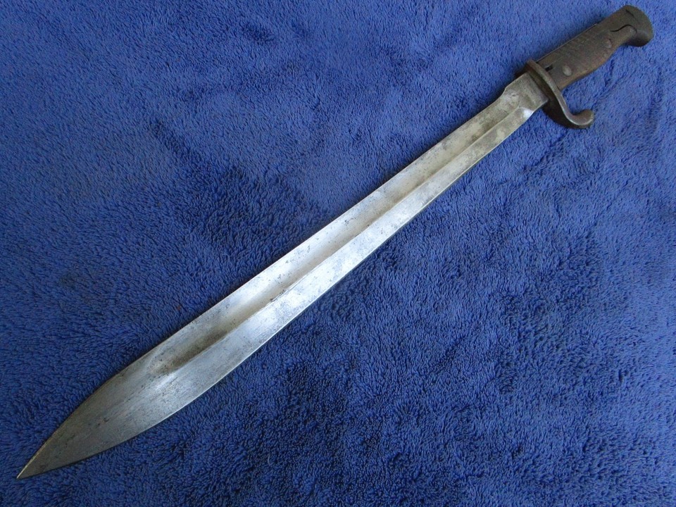 ORIGINAL M1898 GERMAN SAWBACK REMOVED R.STOCK BAYONET AND SCABBARD WITH ...