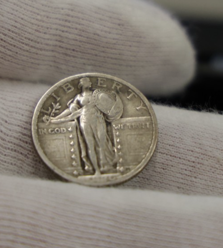 1920 D US S.L. Quarter VF (Cleaned) | eBay