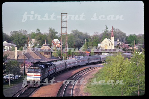 F Original Slide - Amtrak AMT 357 Ann Rutledge Action at Kirkwood MO ...