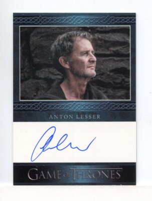 Game of Thrones Season 3 Anton Lesser as Qyburn Autograph Card | eBay