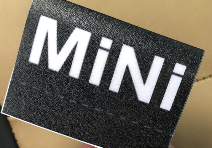TAG YOUR MINI - MINI TAGS SMALL BLACK WITH WHITE FONT - MINI BITZ ...