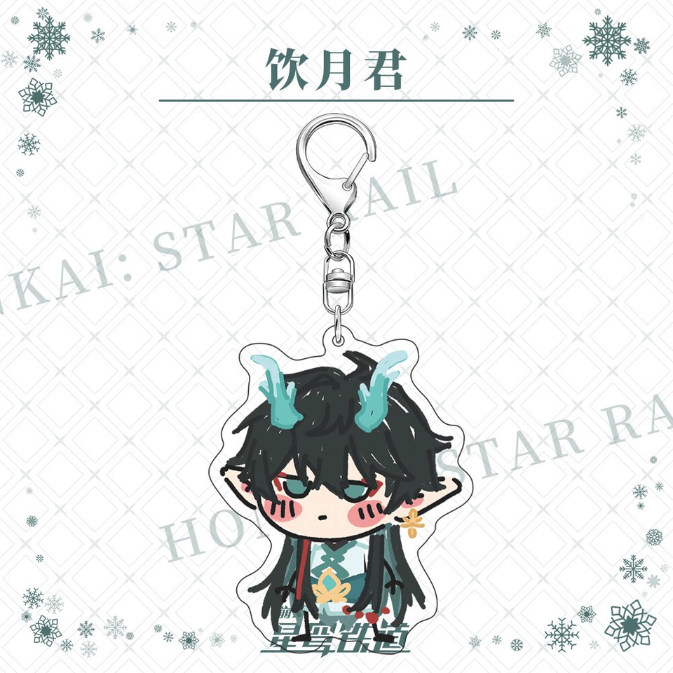 Double-sided Keychain Honkai: Star Rail Boothill Acrylic Pendants Decor ...