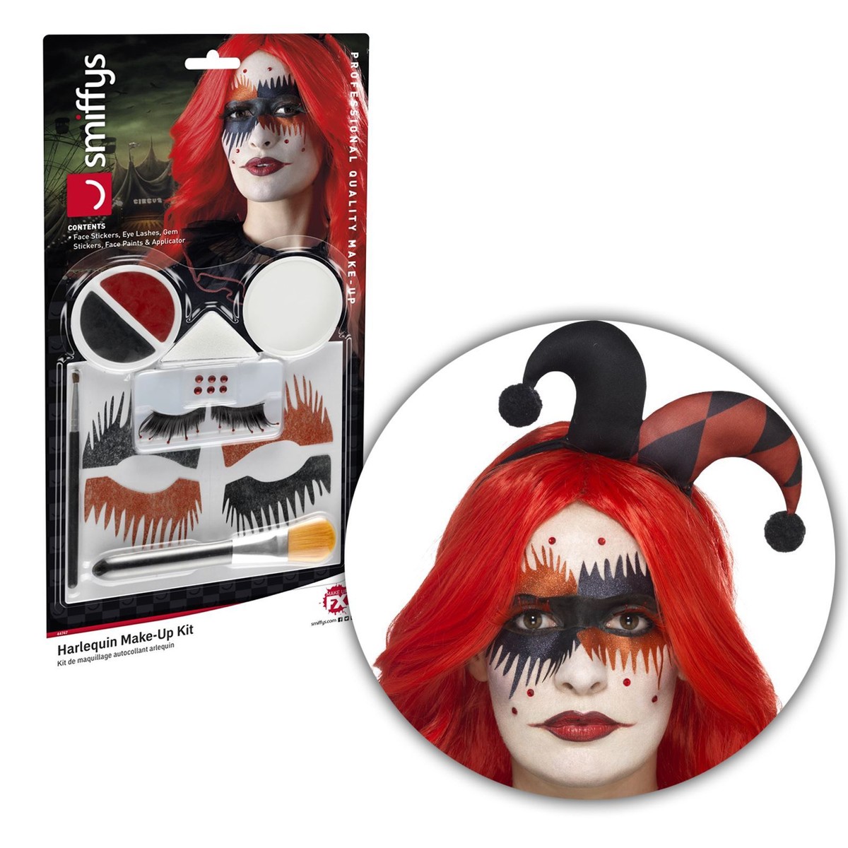 Trucco Jesterina Pantomime Paris France Clown Immagini E Fotografie
