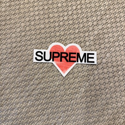 Supreme Heart Sticker 2025 | eBay