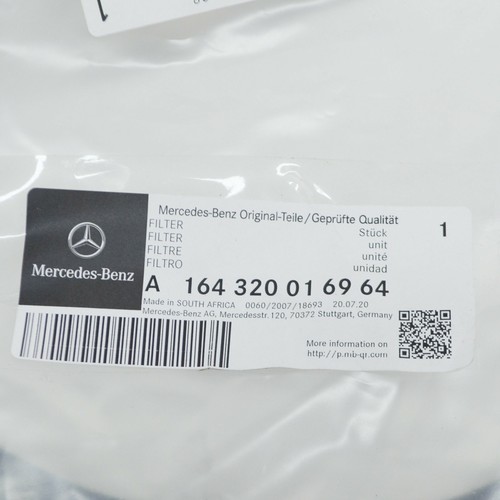 NEW MERCEDES-BENZ ML W164 COMPRESSOR FILTER A1643200169 164-320-01-69 ...