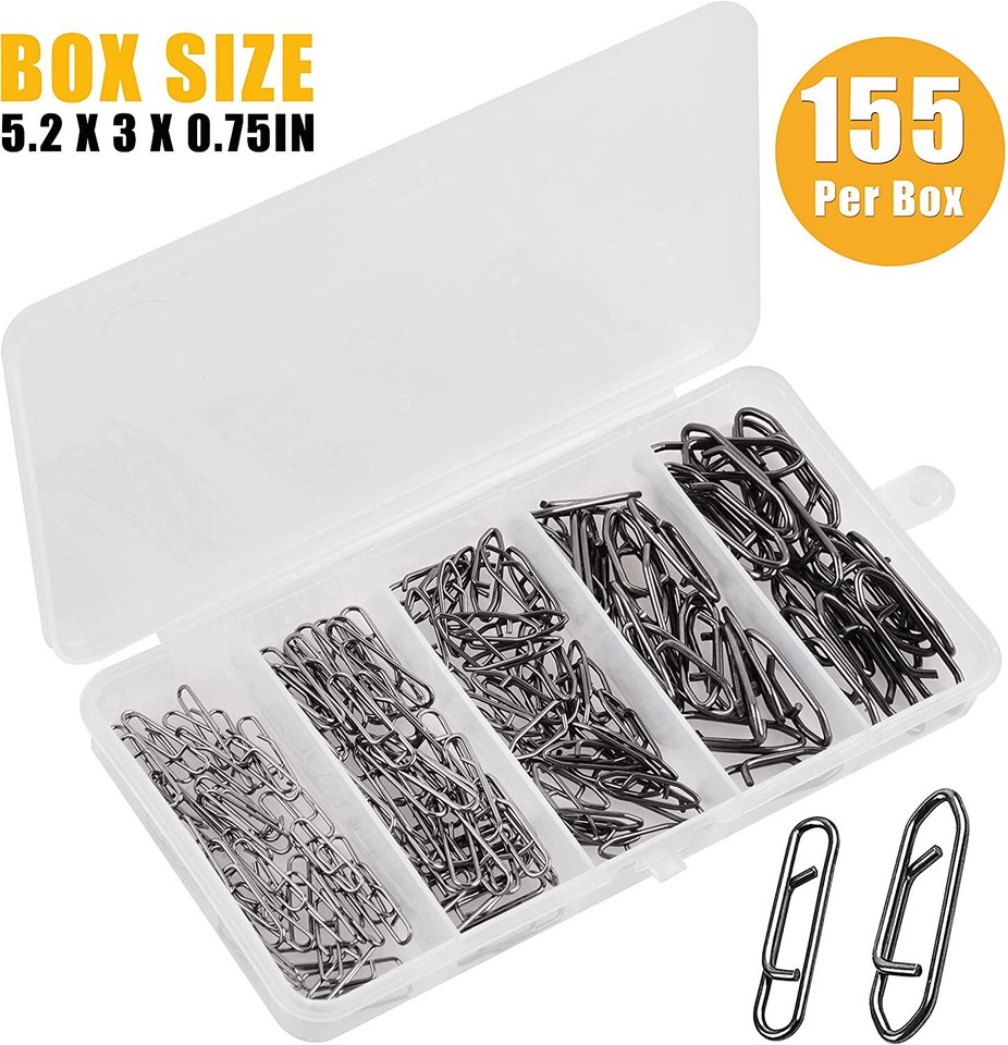 Fast Fishing Power Clips Stainless Steel Clip Connector Quick Change ...