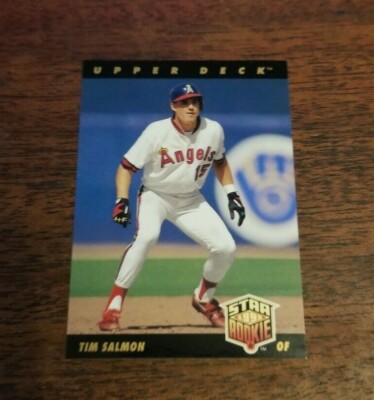1992 Upper Deck Baseball Card #25 Star Rookie Tim Salmon | eBay