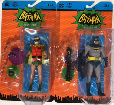 DC McFarlane Retro Batman 1966 Classic TV Robin & Batman with Oxygen ...