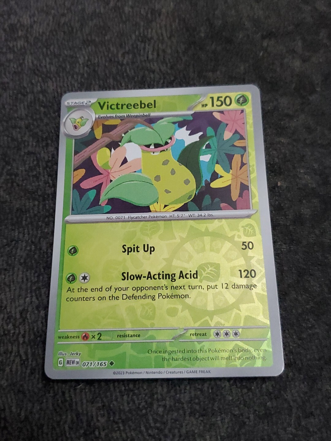 Pokémon TCG Victreebel Scarlet & Violet - 151 071/165 Reverse Holo ...