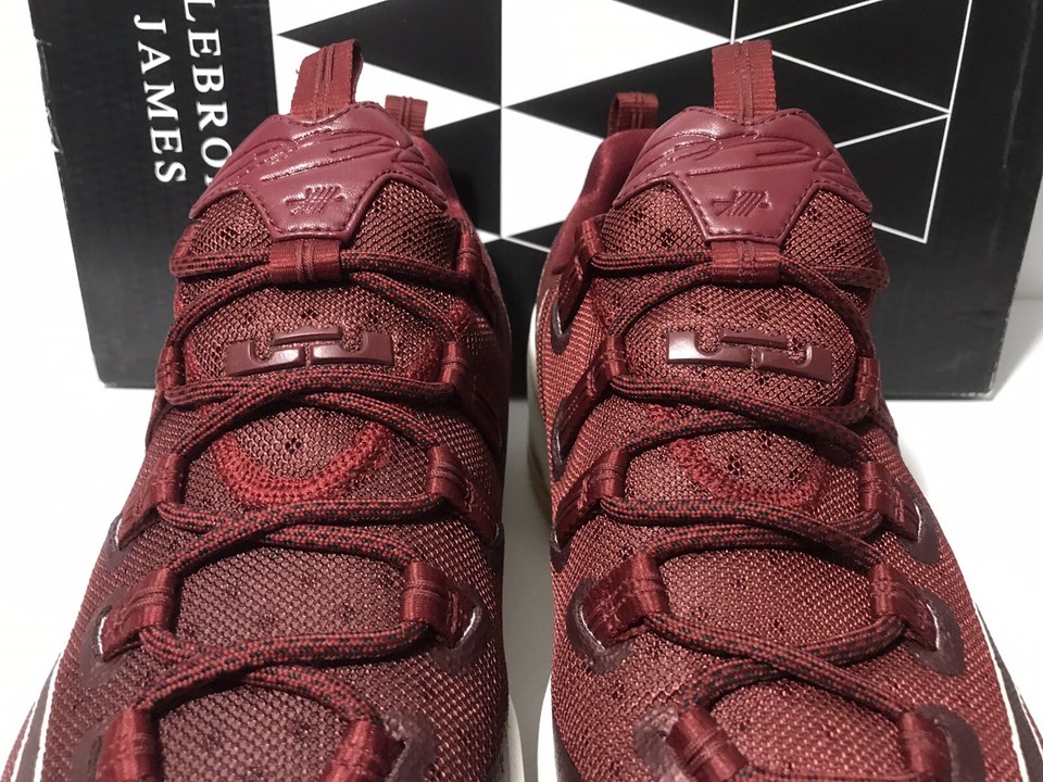 Nike LeBron Xlll Low 'CAVS' LE XX16 Red/Maroon 831925-610 Sz 9.5 10.5 ...
