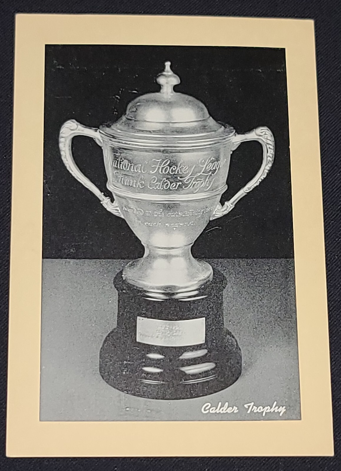 1934-1943 - BEEHIVE - GROUP /TYPE 1 - CALDER TROPHY - NHL - PREMIUM ...