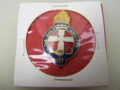 Enamelled pin back badge 'The Girls Brigade' 3864 | eBay