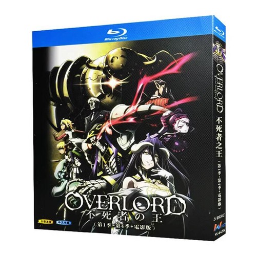 Japanese Drama Overlord Season 1-4 Blu-Ray Free Region Chinese ...