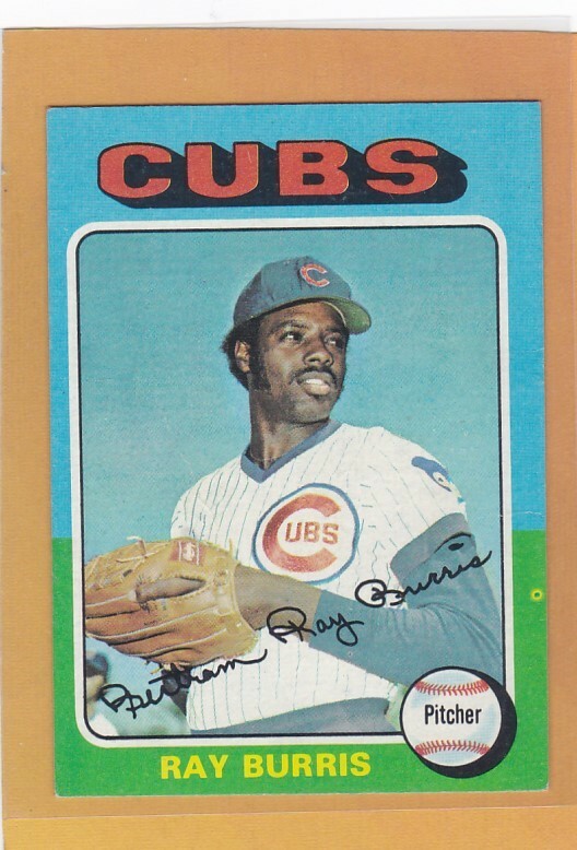 1975 TOPPS BASEBALL MINI RAY BURRIS #566 CUBS VG/VGEX *89123 | eBay