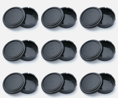 10 x Lens Rear Cap Back Cover and Camera Body Cap Cover Set for FD ...