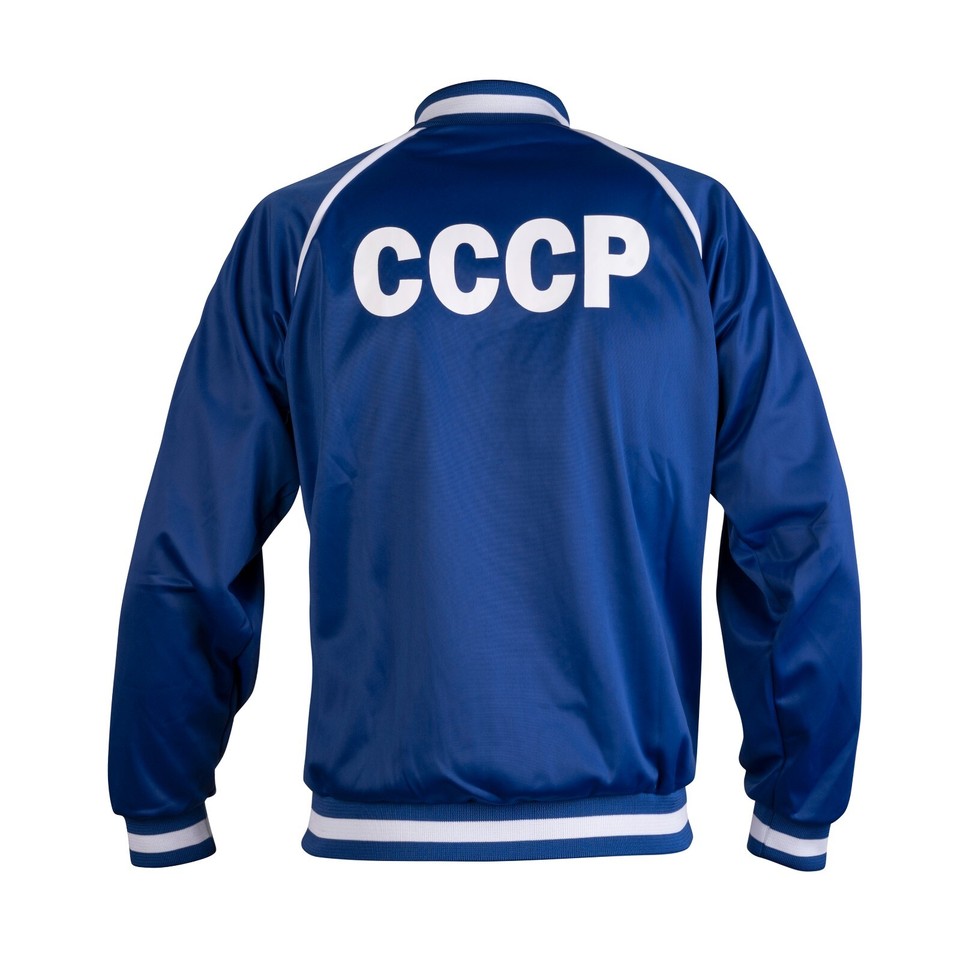 CCCP Blue Track Jacket USSR Football Sport Vintage Retro Zipper ...