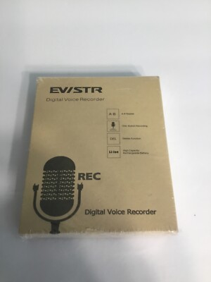 New EVISTR L157 Digital Voice Recorder 16 GB Playback Dictation Voice ...