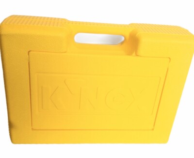 KNEX Yellow Hard Case Carrying Storage Case ONLY No Pieces 14” x 10” x ...