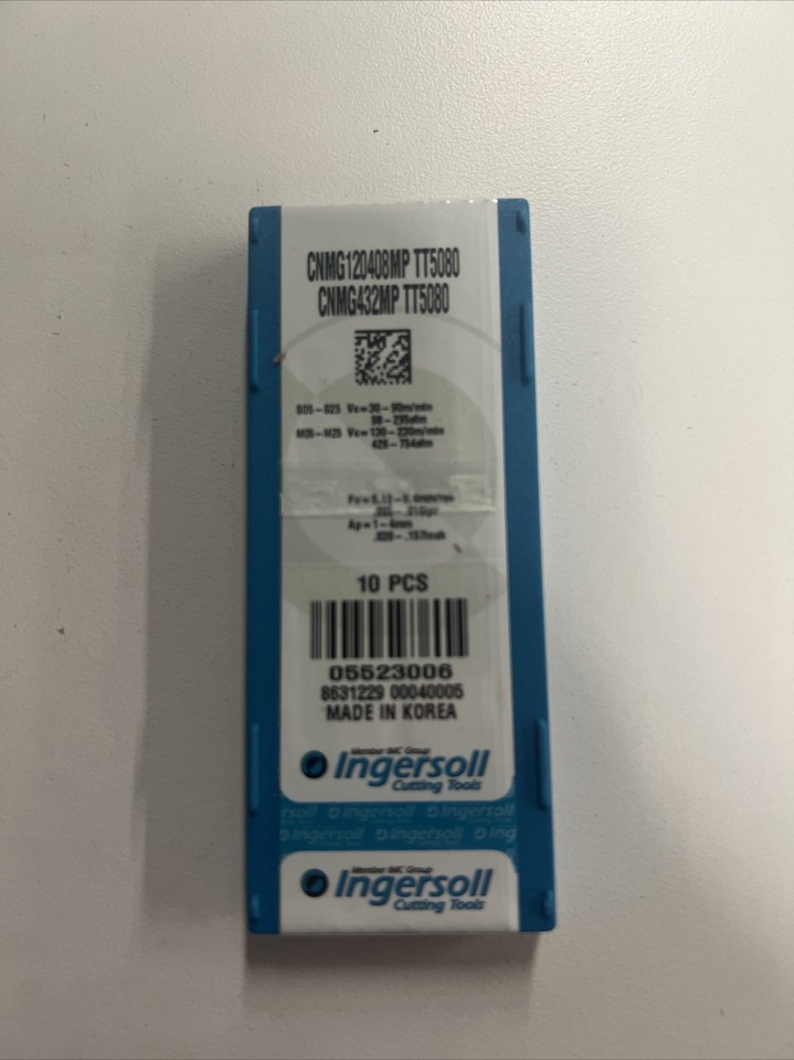 Ingersoll CNMG432MP TT5080 EDP # 5523006 (10 Pieces) | eBay