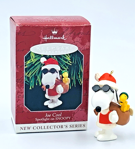 VTG 1998 'Joe Cool' #1 Spotlight on SNOOPY Hallmark Keepsake Christmas ...
